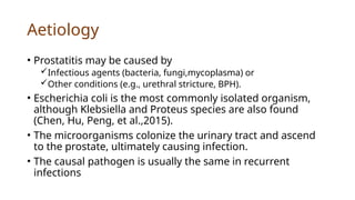 Prostatitis and Urinary Tract Infections.pptx