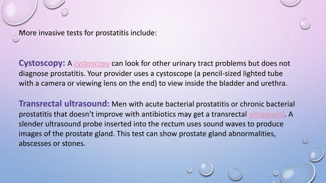 Prostatitis Ppt 1 Pptx