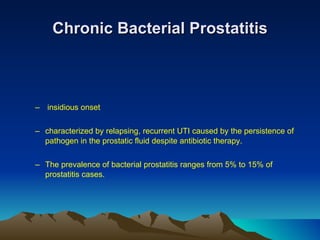 Urology 5th year, 3rd lecture (Dr. Sarwar) | PPT