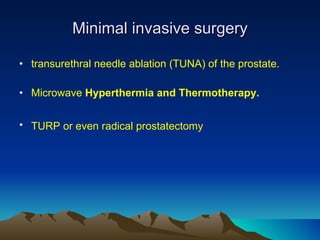 Urology 5th year, 3rd lecture (Dr. Sarwar) | PPT