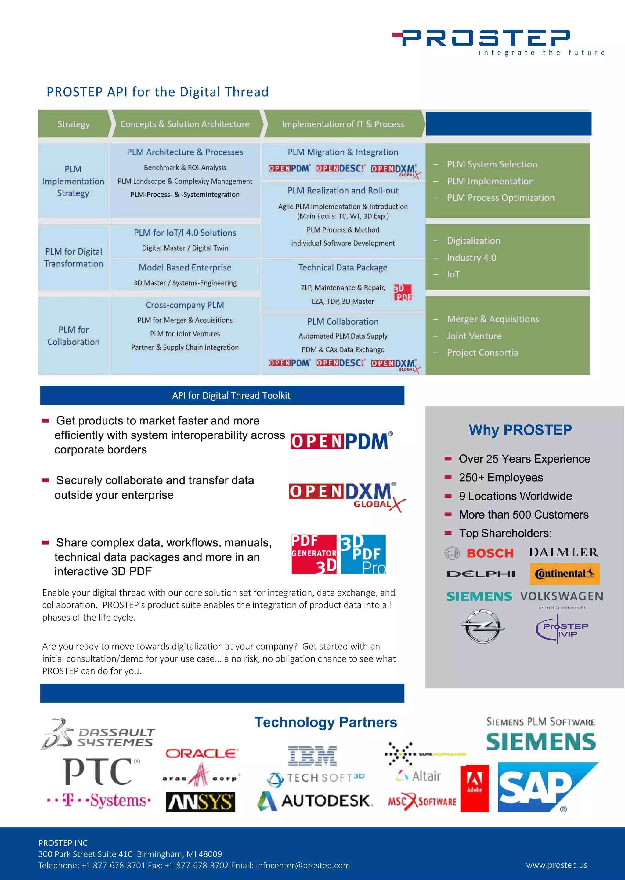 PROSTEP Api for the Digital Thread | PDF