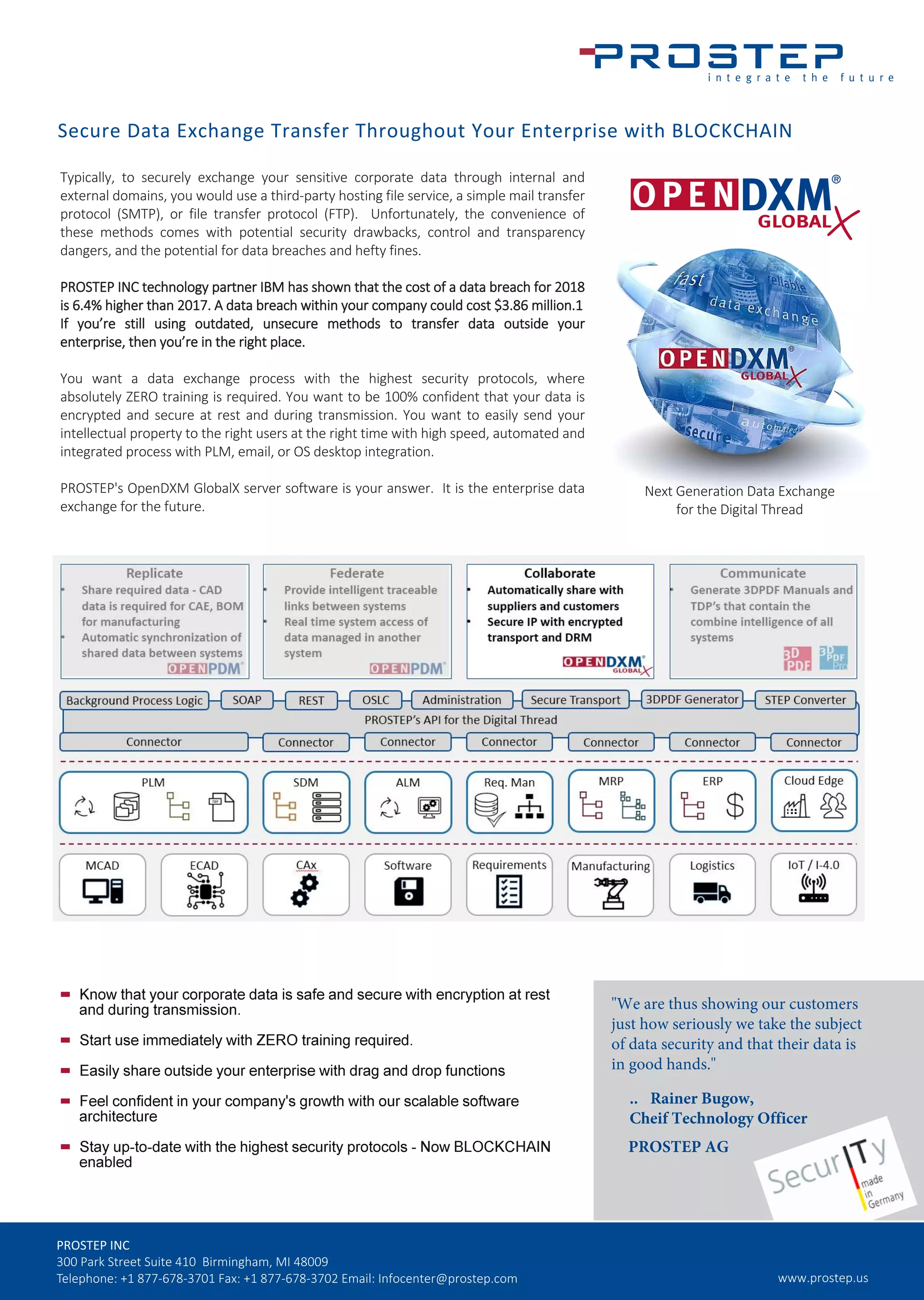 PROSTEP Api for the Digital Thread | PDF