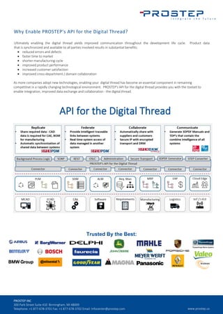 PROSTEP Api for the Digital Thread | PDF
