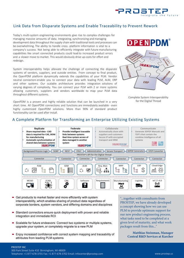 PROSTEP Api for the Digital Thread | PDF