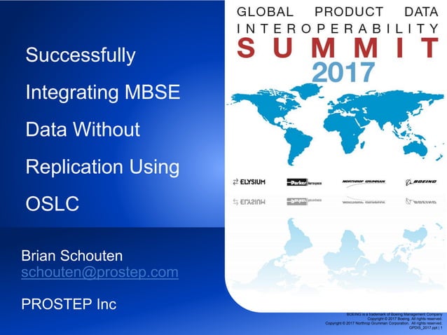 Successfully Integrating MBSE Data Without Replication Using OSLC | PPT
