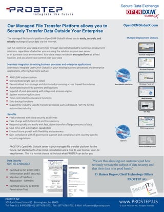 Prostep enterprise data exchange | PDF