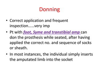 Prostetic training | PPT | Free Download