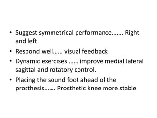 Prostetic training | PPTX