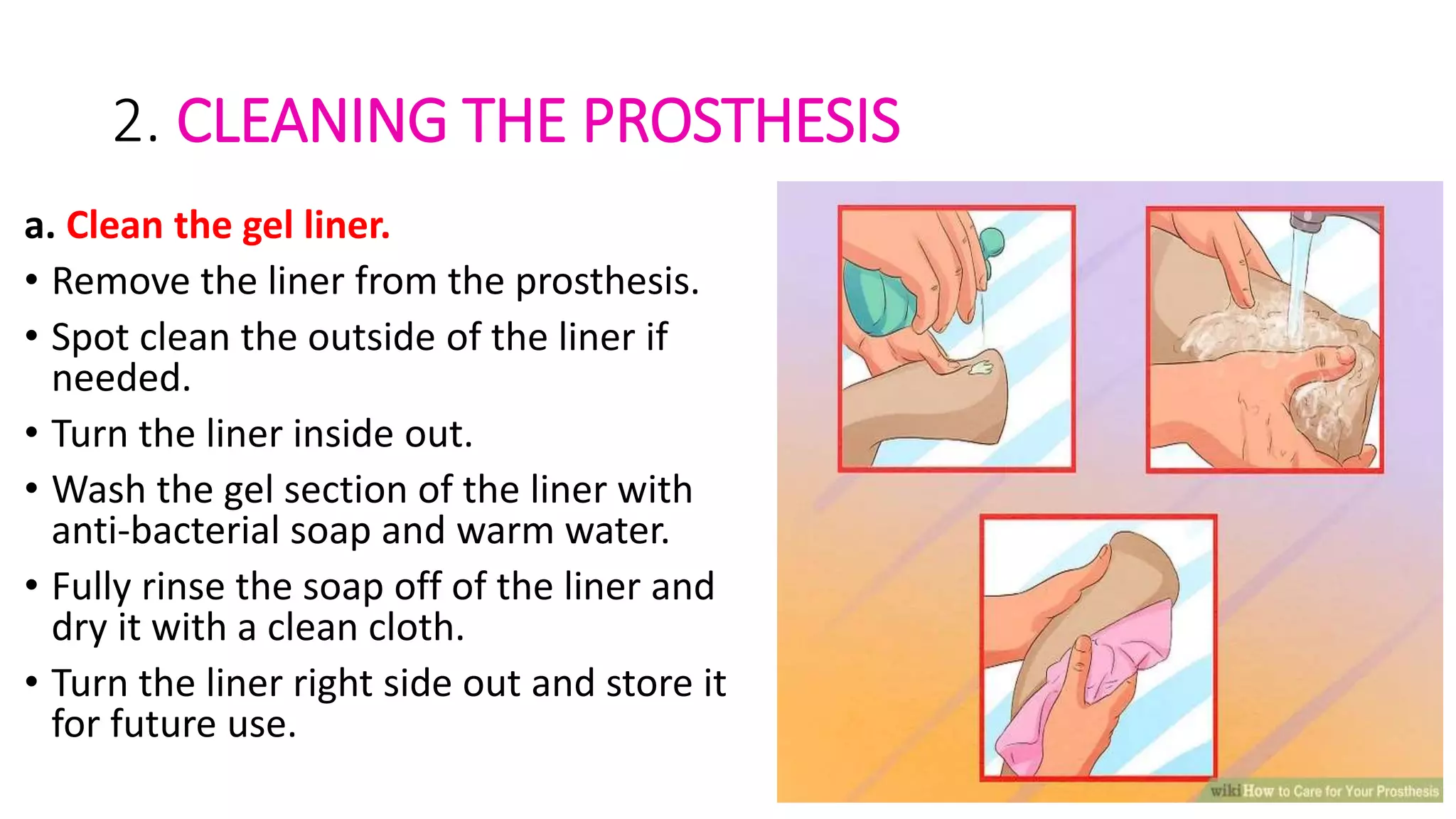 Prostheis care | PPTX