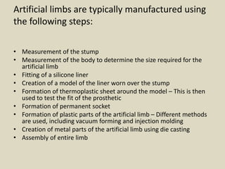 Prosthesis | PPTX