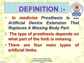 Prosthesis and Crutch walking | PPT