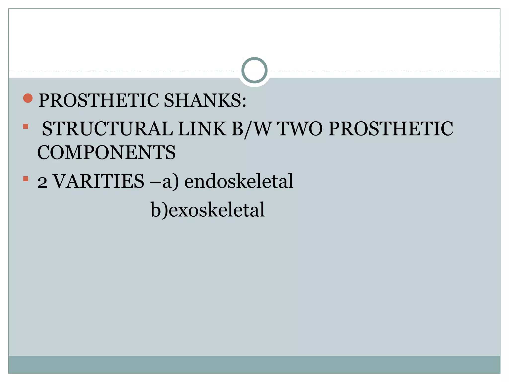 Prosthesis and orthotics | PPT