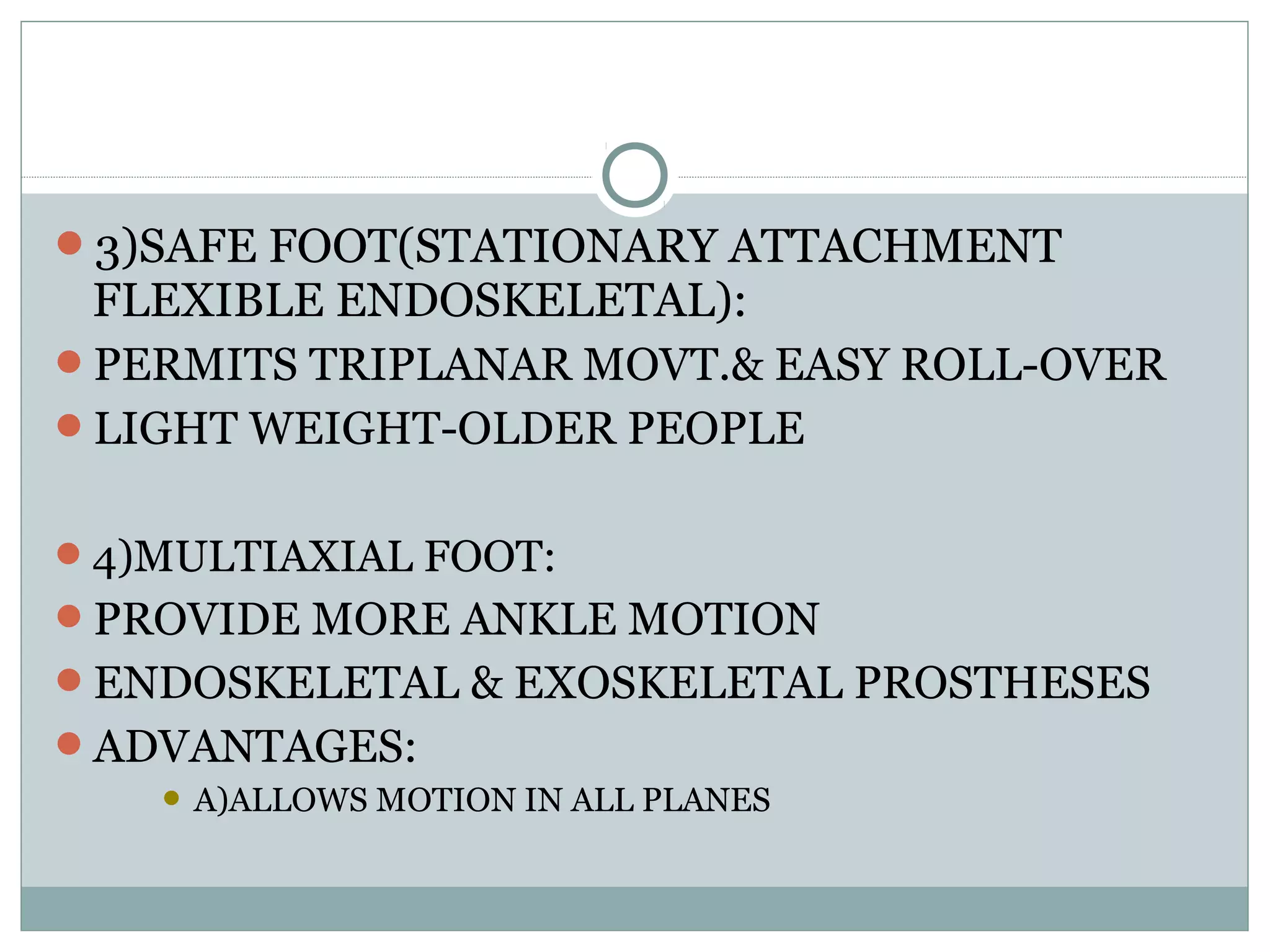 Prosthesis and orthotics | PPT