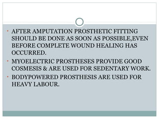 Prosthesis and orthotics | PPT