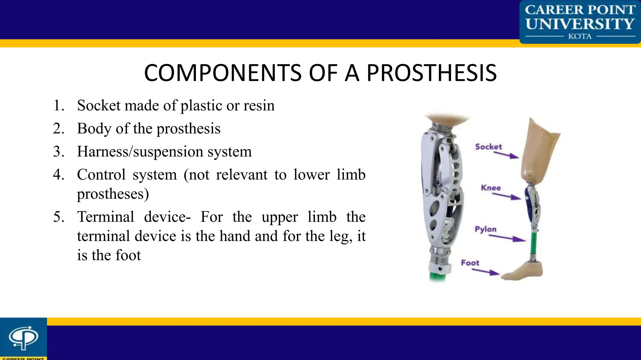 Prosthesis upper limb and lower limb.pptx