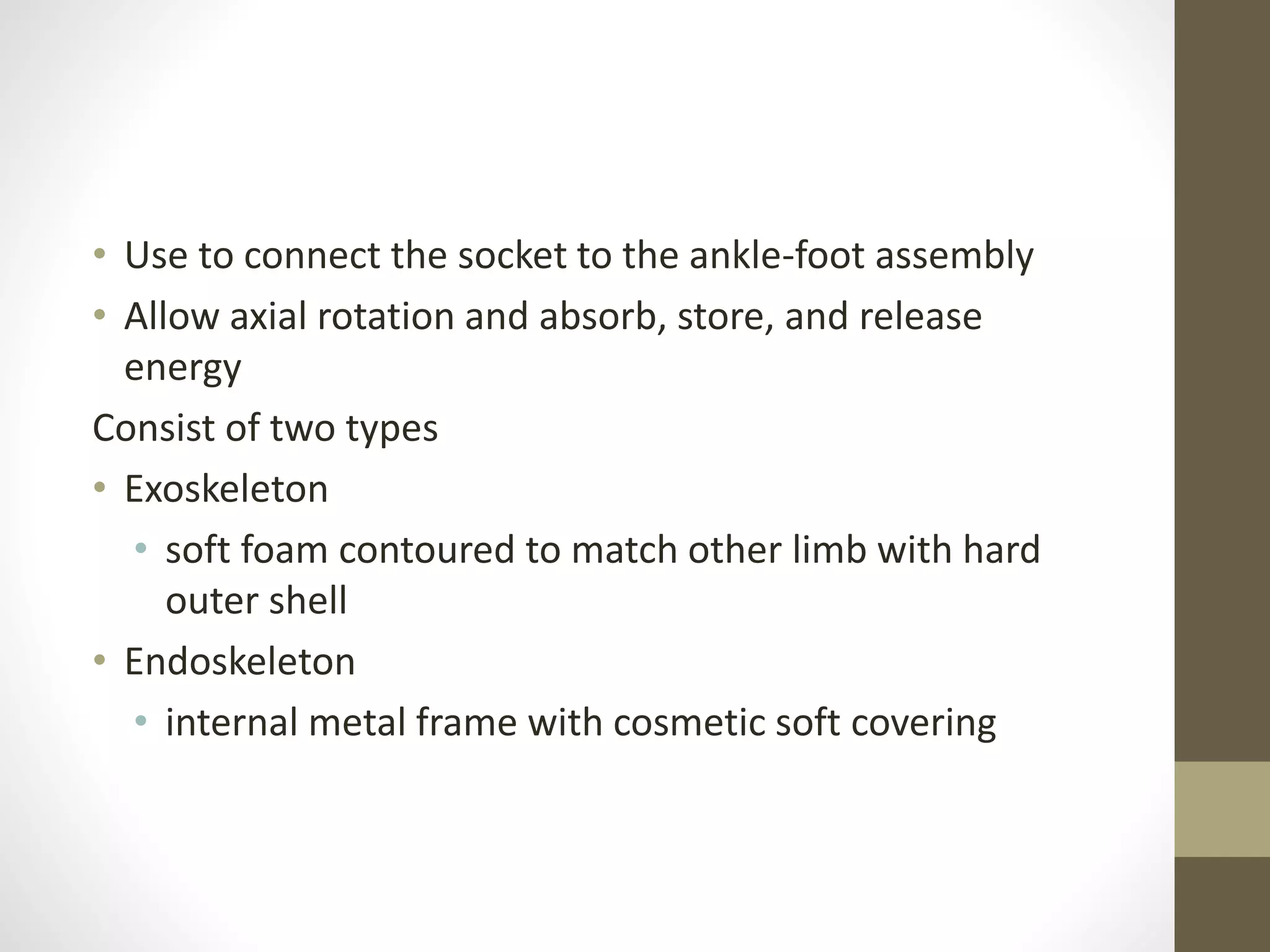 Lower Limbs Prosthesis | PPTX