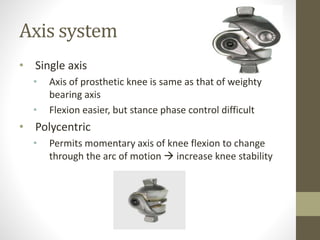 Lower Limbs Prosthesis | PPTX