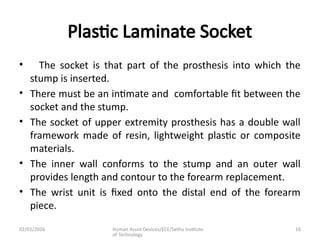 PROSTHETIC AND ORTHODIC DEVICES/HUMAN ASSIST DEVICES | PPTX