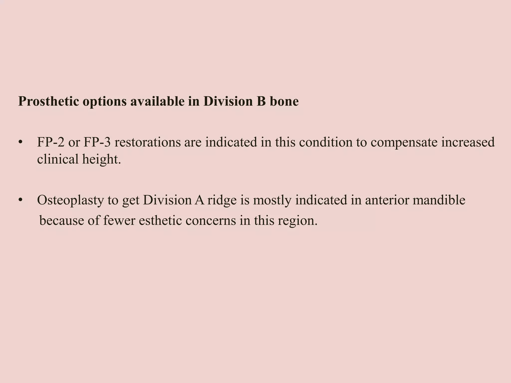 Prosthetic considerations for implant patients | PPTX