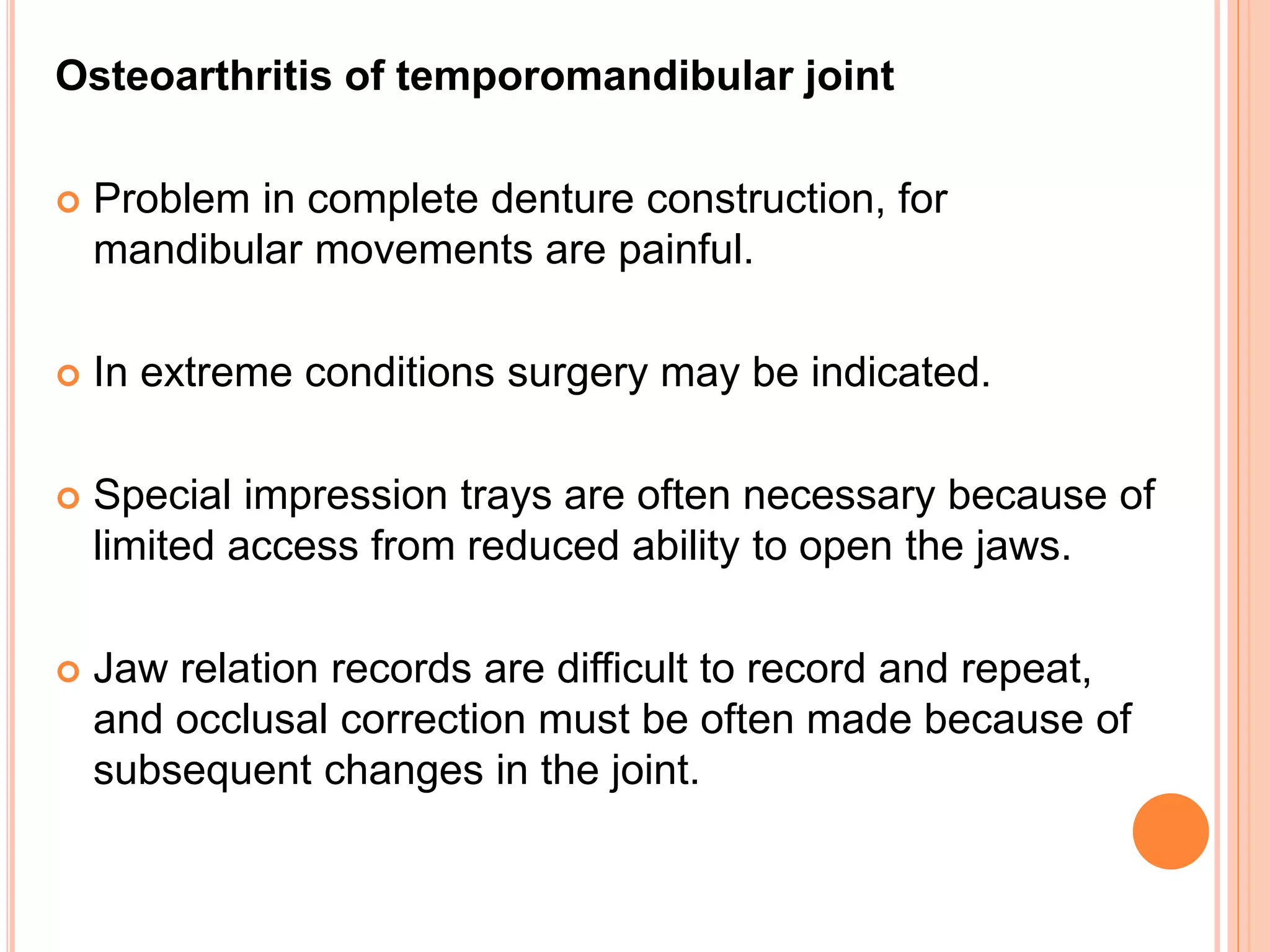 Prosthetic considerations in medically compromised patients | PPTX