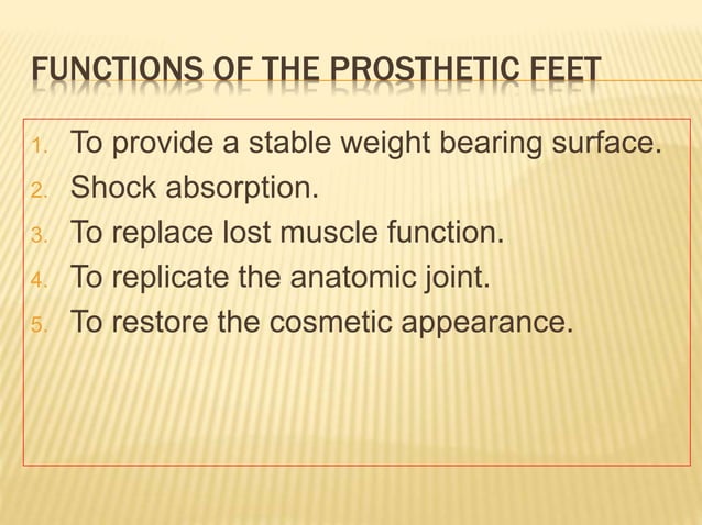 PROSTHETIC FEET.pptx