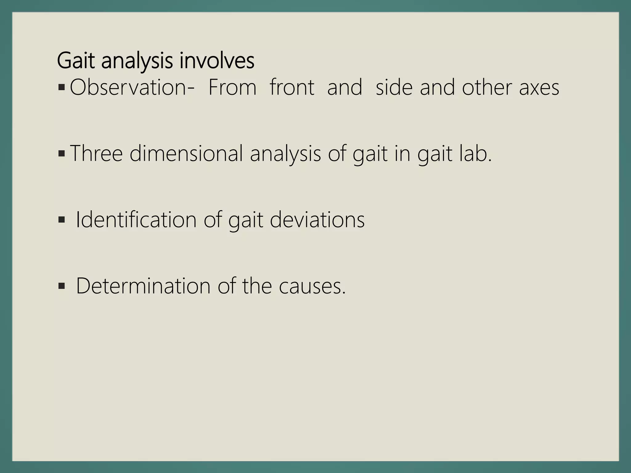Prosthetic gait deviation | PPTX