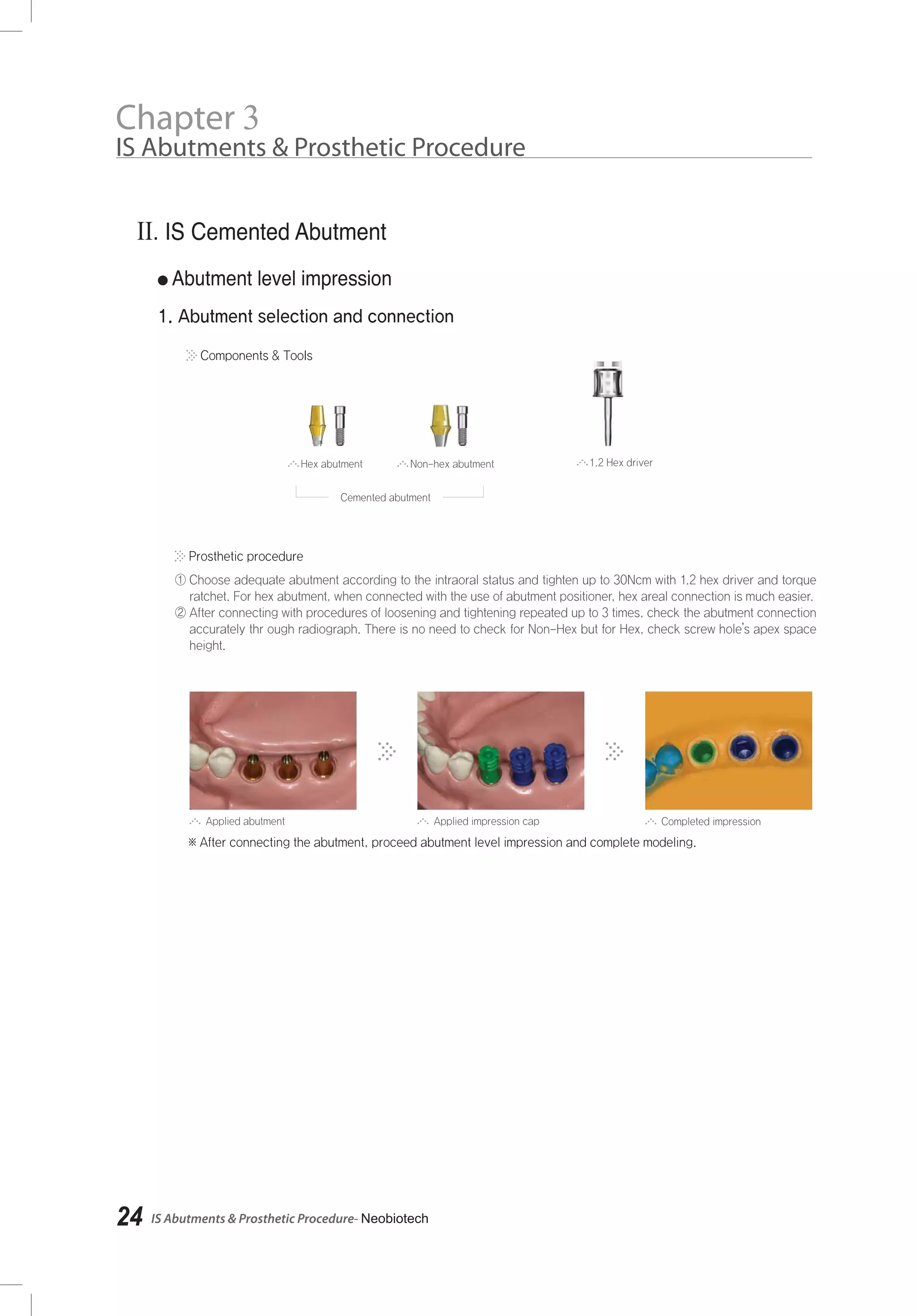Prosthetic guide - 151210 update | PDF
