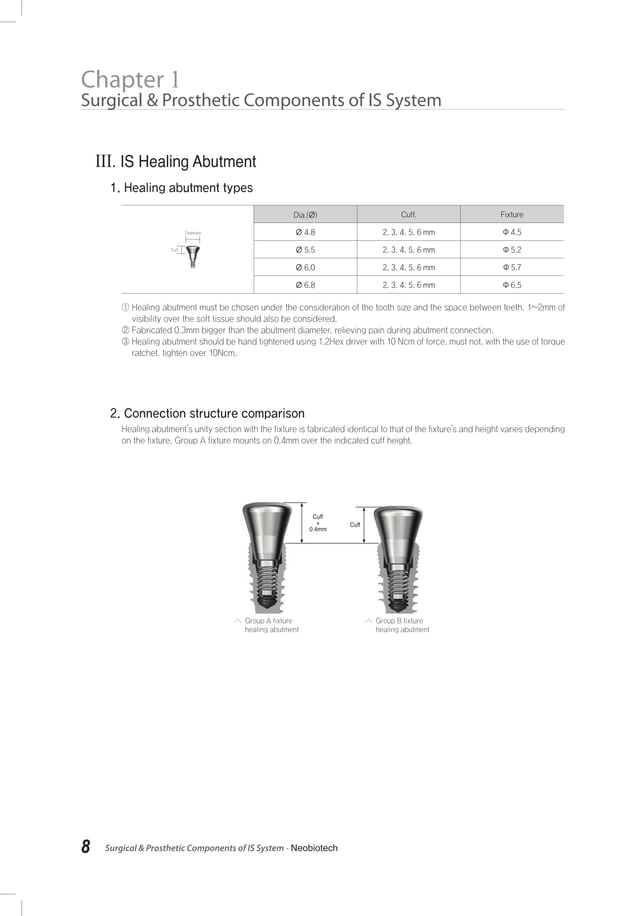Prosthetic guide - 151210 update | PDF