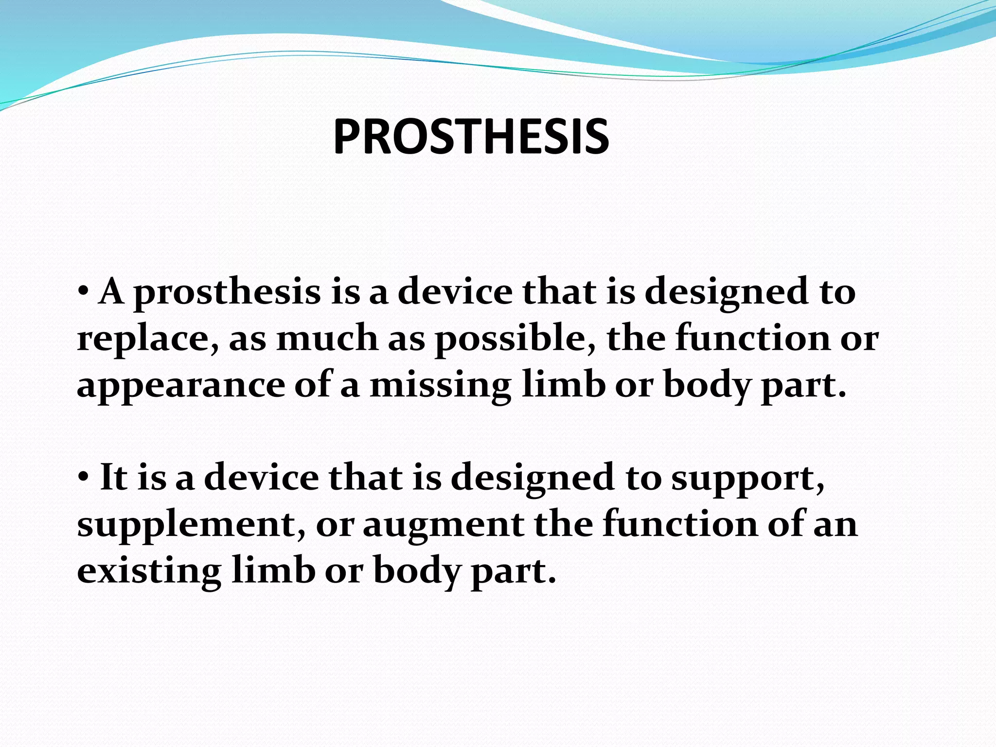Prosthetic hand ppt | PPTX