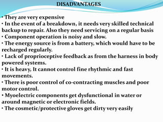 Prosthetic hand ppt | PPTX