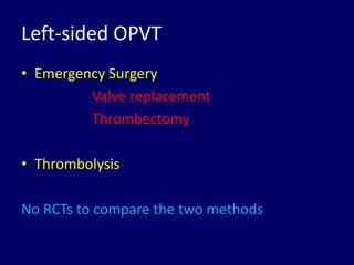Prosthetic heart valve obstruction | PPTX