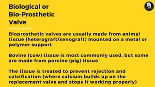 Prosthetic heart valves and its structures | PDF
