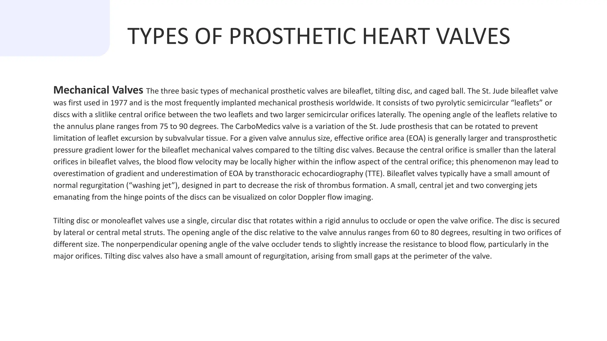 Prosthetic Heart Valves from Research Paper | PPTX