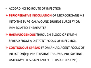 Prosthetic joint infection in detail powerpoint | PPTX