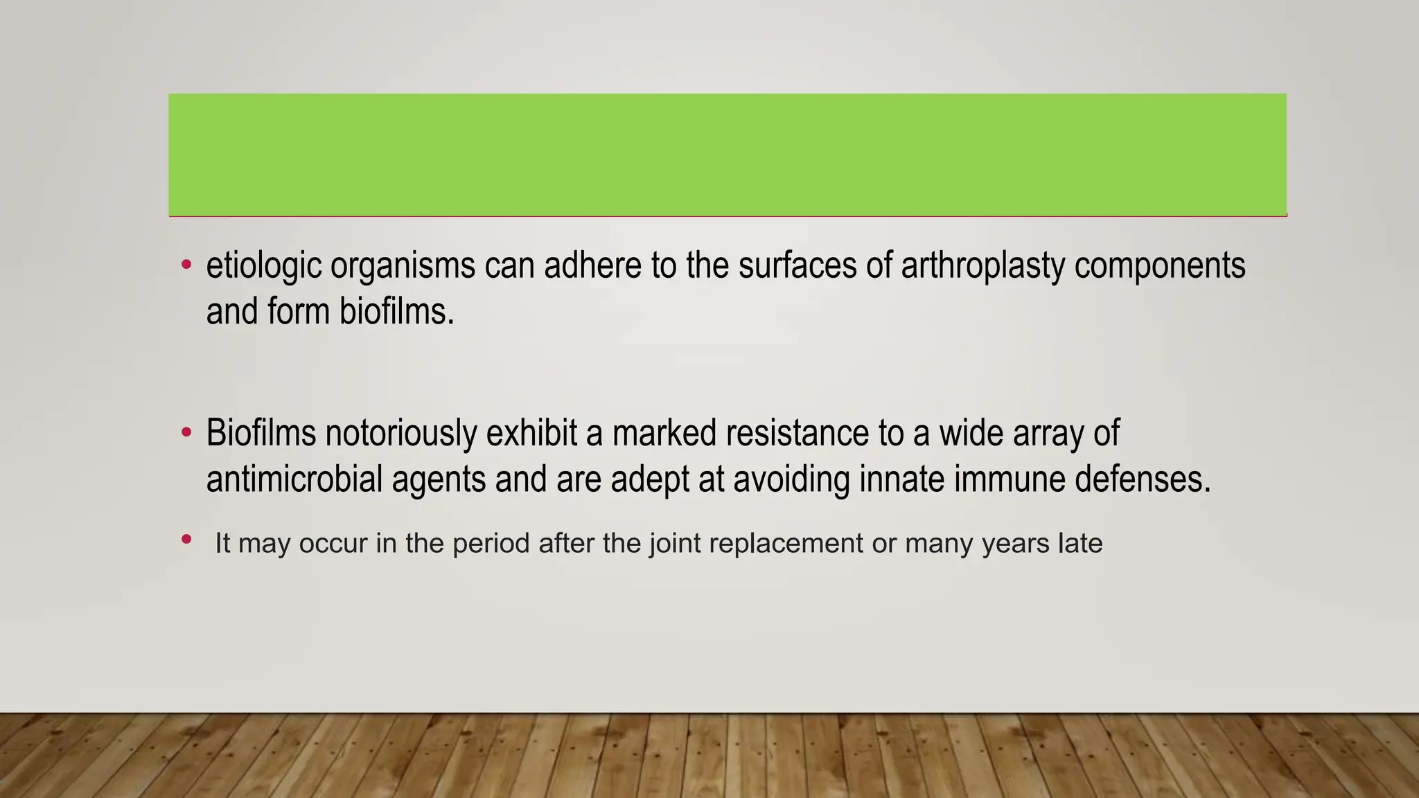 prosthetic joint infection(diagnosis and management ).pptx