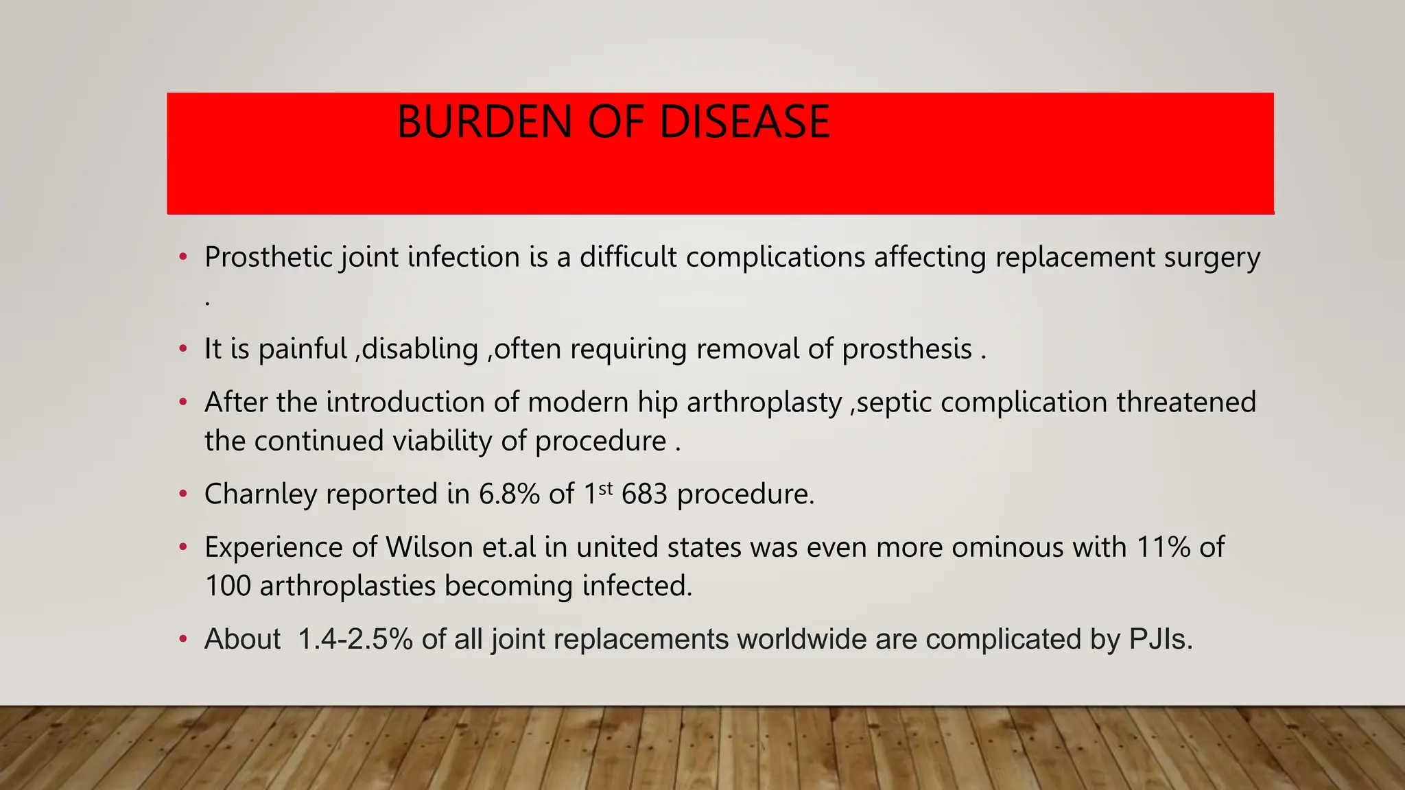 prosthetic joint infection(diagnosis and management ).pptx