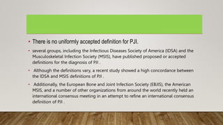 prosthetic joint infection(diagnosis and management ).pptx
