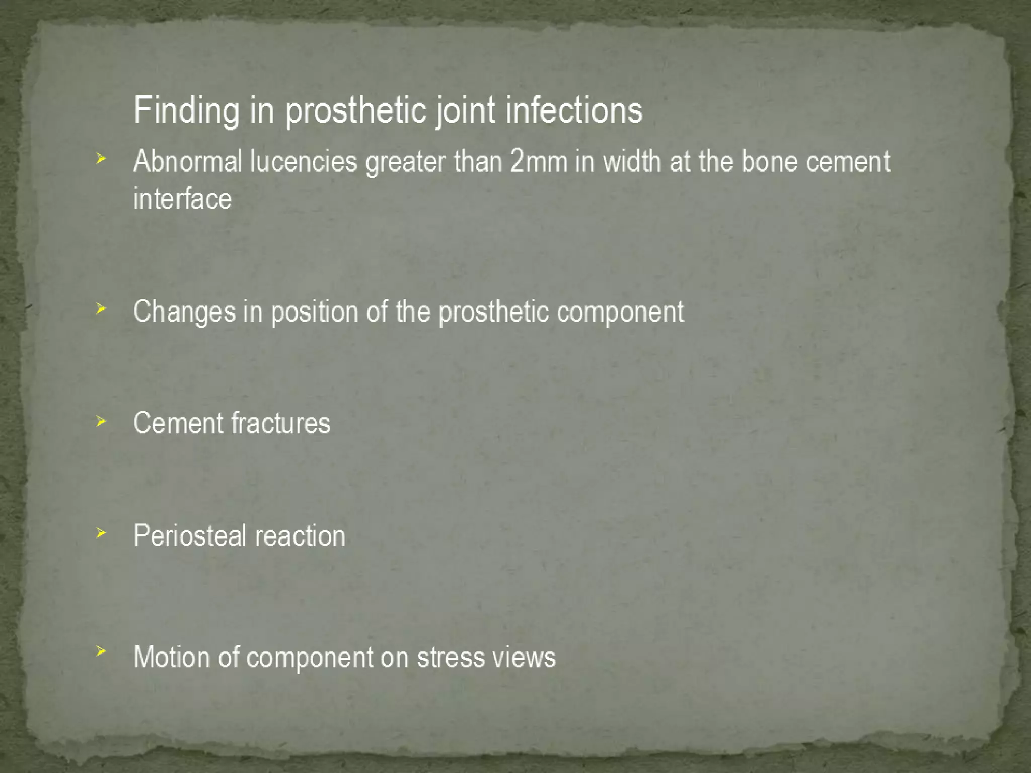 Prosthetic joint infections | PPTX