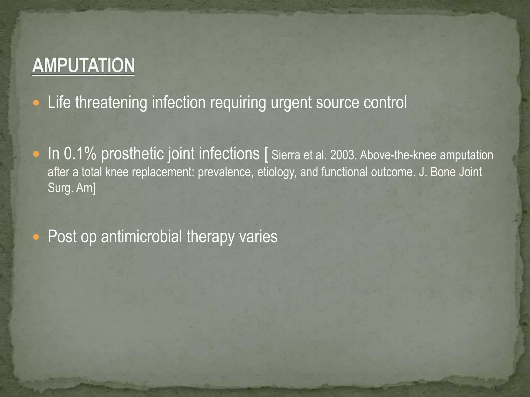 Prosthetic joint infections | PPTX