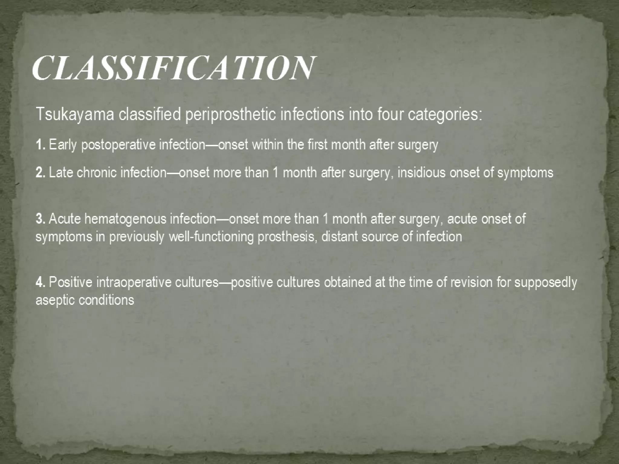 Prosthetic joint infections | PPTX