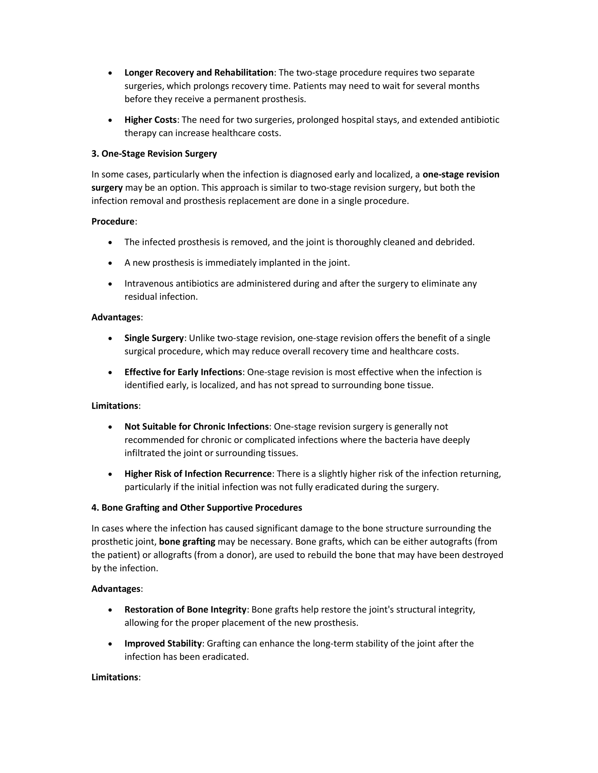 Surgical Solutions for Prosthetic Joint Infections, Enhancing Patient ...