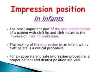 Prosthetic management of cleft lip and palate patient | PPTX