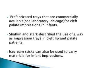 Prosthetic management of cleft lip and palate patient | PPTX