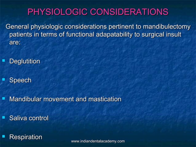 Prosthetic management of mandibulectomy and glossectomy pati ...