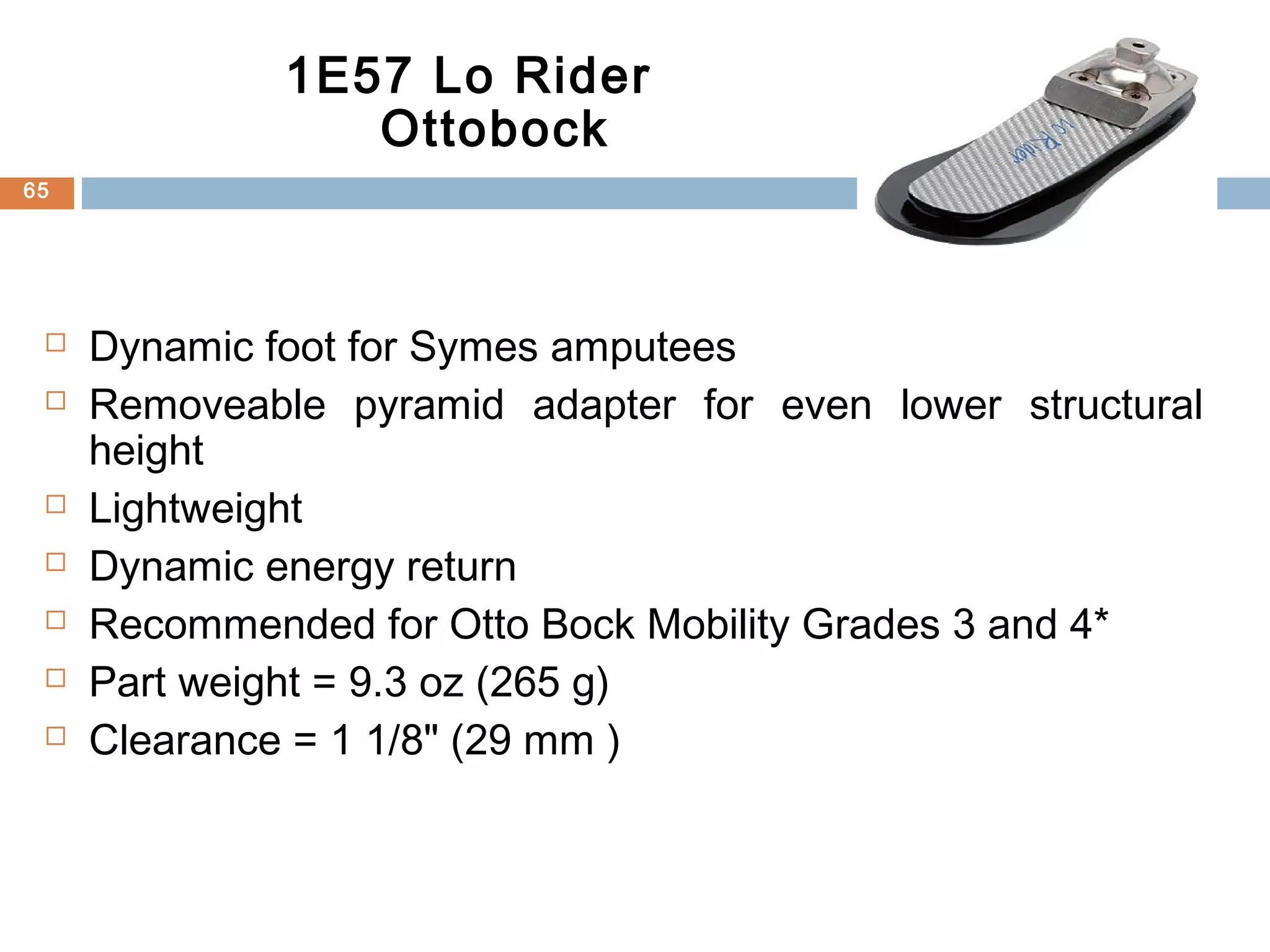 Prosthetic management of symes and partial foot amputation | PPT