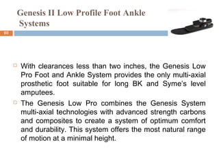 Prosthetic management of symes and partial foot amputation | PPT