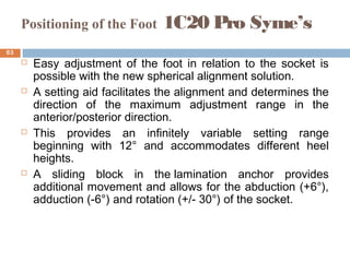 Prosthetic management of symes and partial foot amputation | PPT