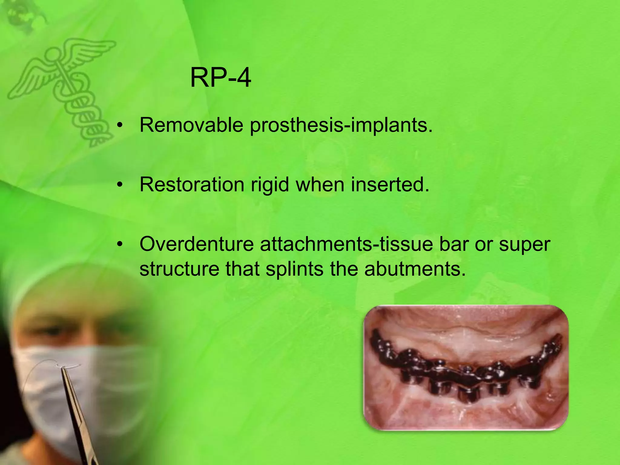 Prosthetic options in implant dentistry | PPTX