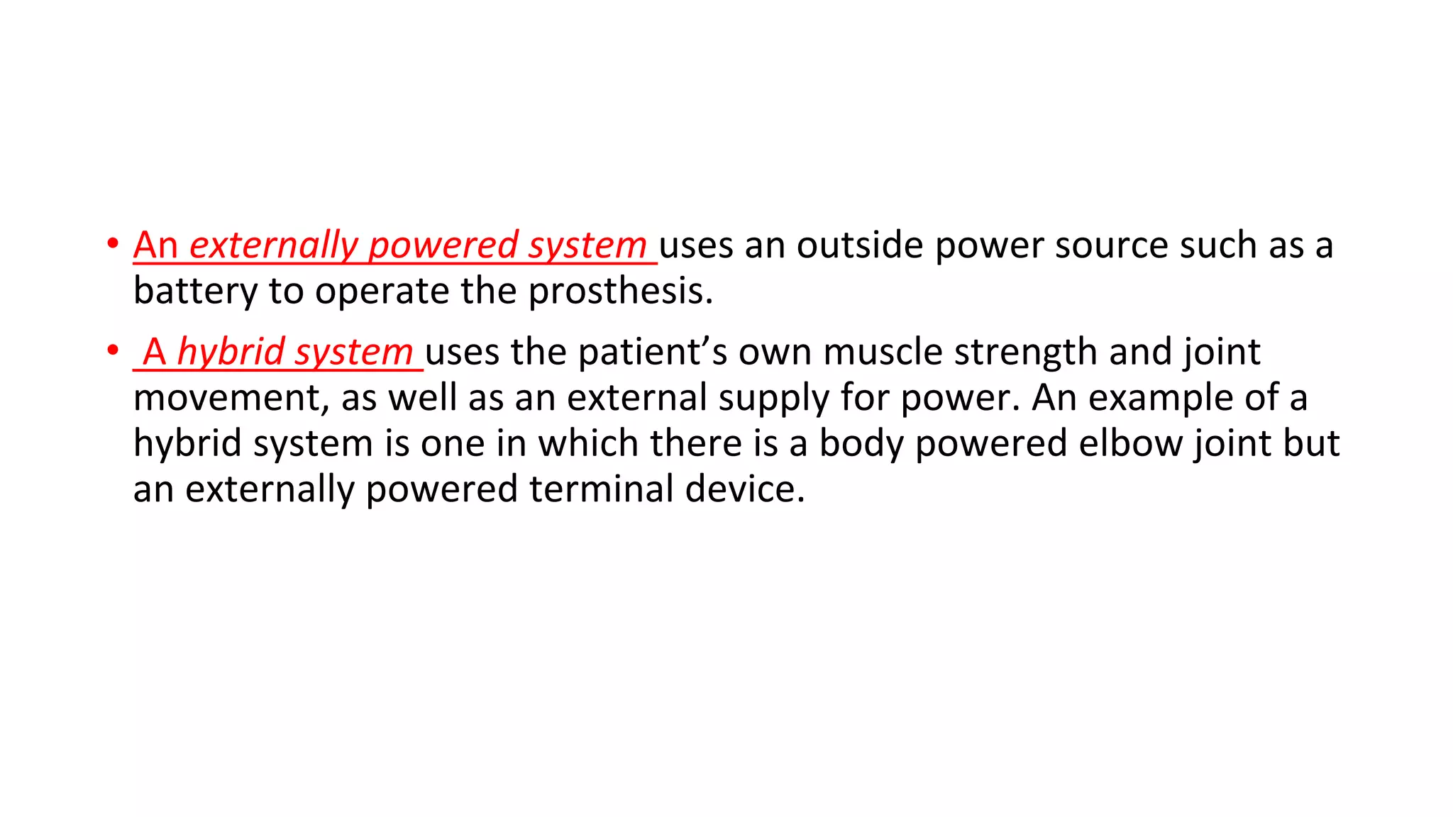 Prosthetics | PPTX