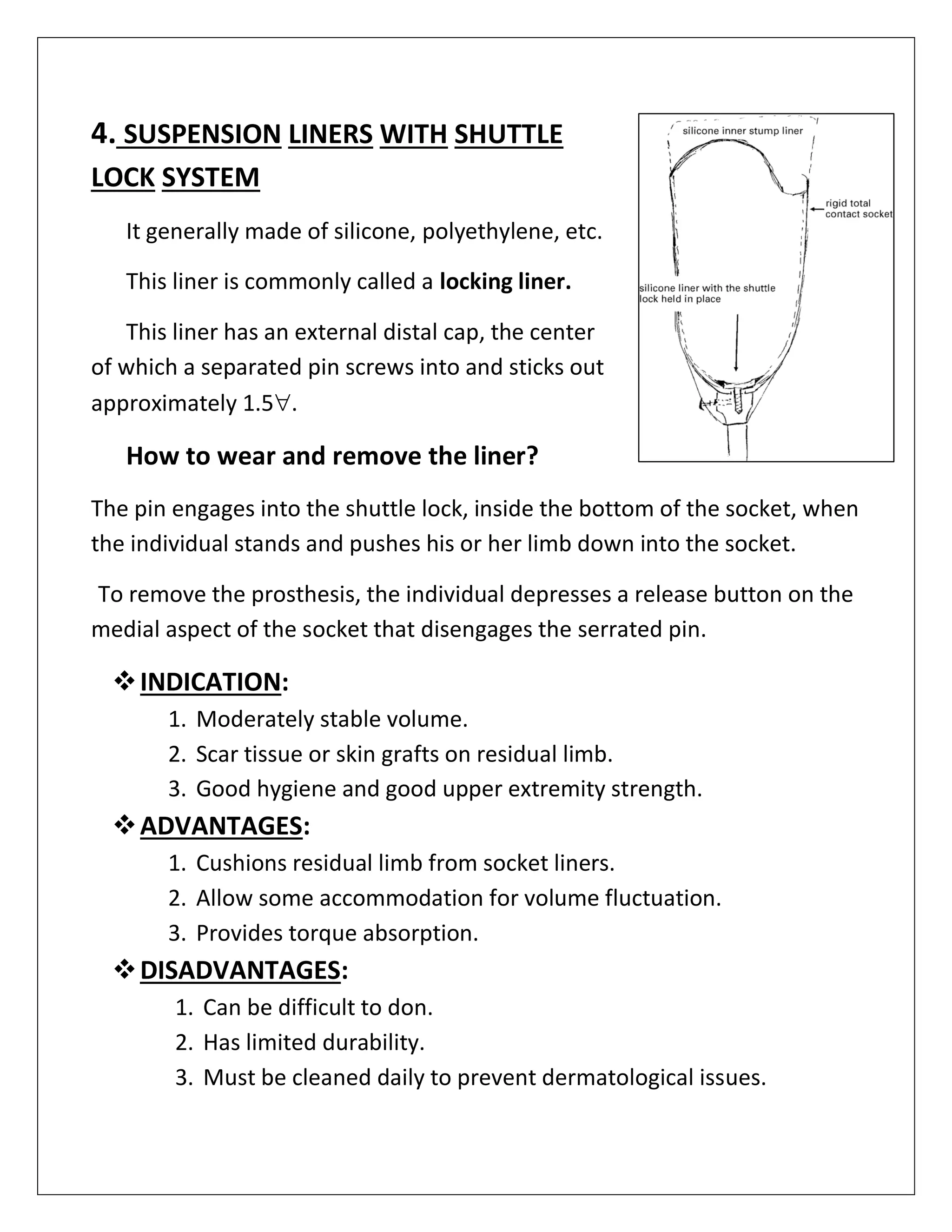 Transfemoral Prosthesis- Suspension, Socket Design | PDF